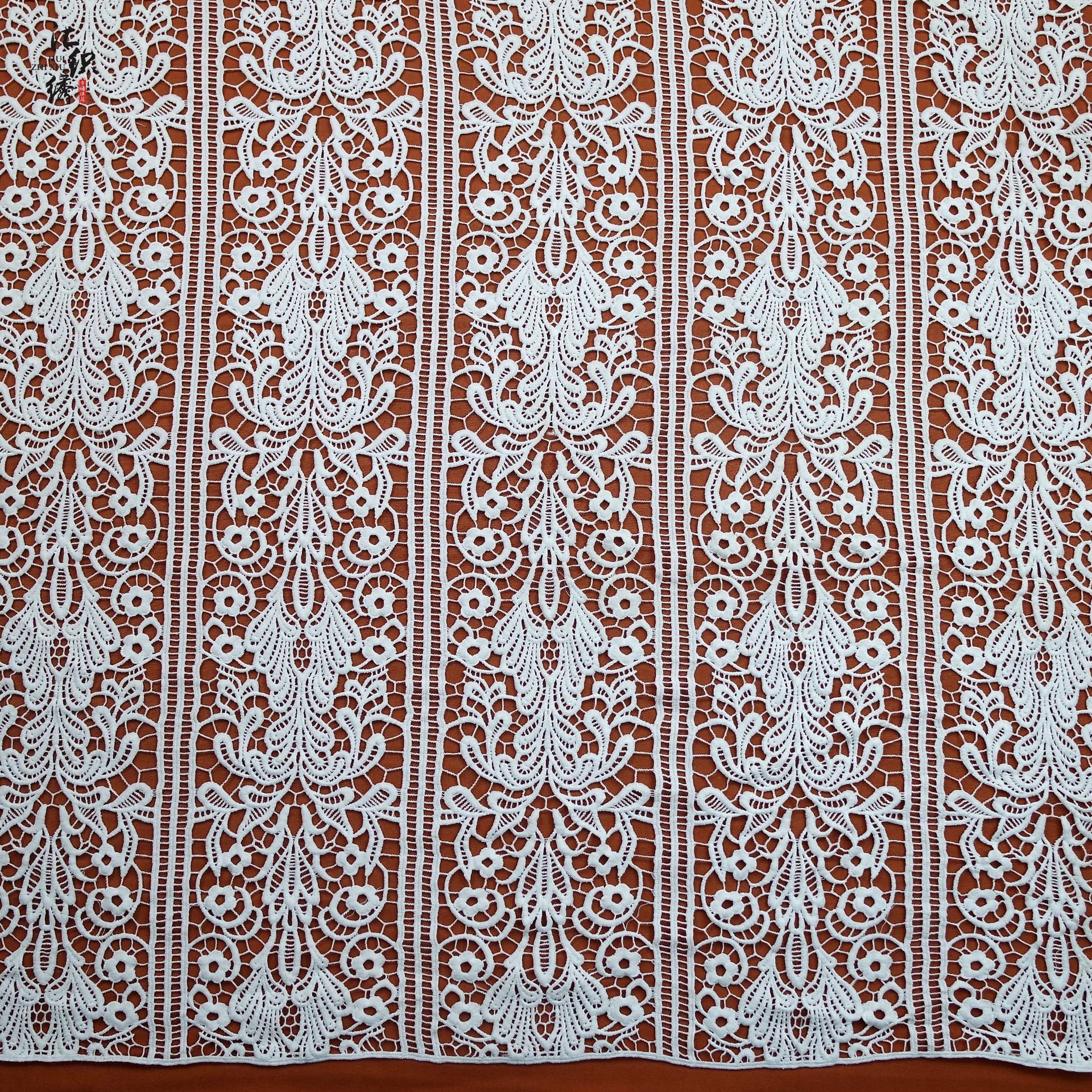 Boho Bridal White Lace Rayon Mesh Fabric Floral Guipure Lace | Etsy