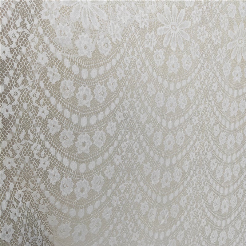 Bohemian White Ivory Lace Fabric Floral French Lace Bridal - Etsy