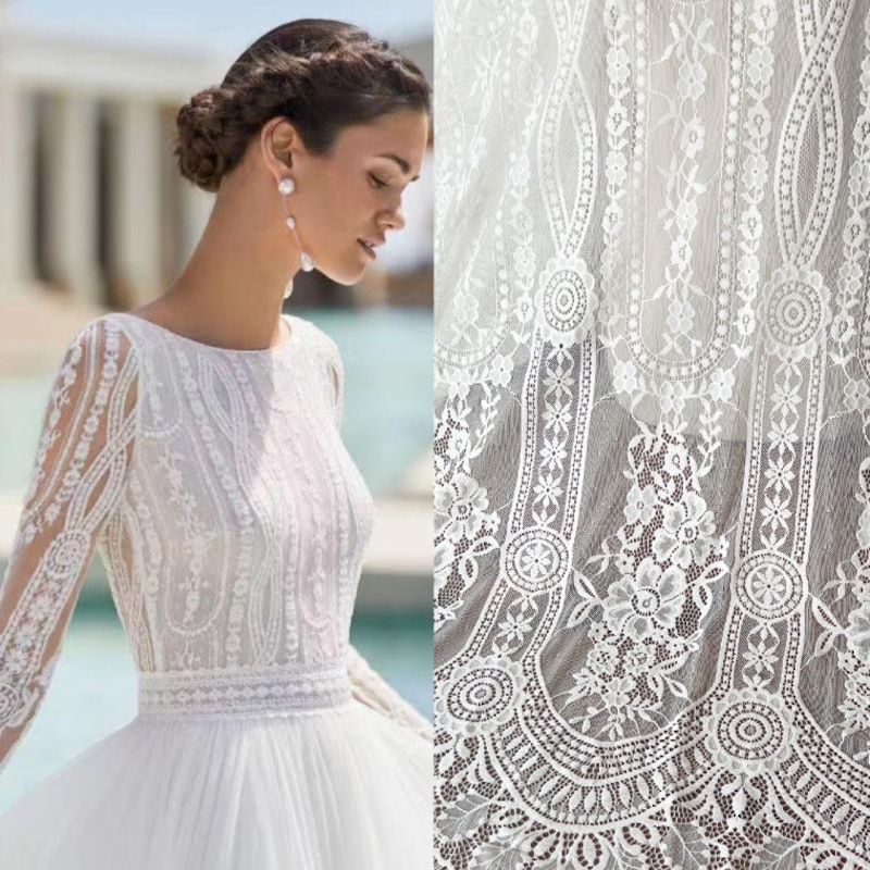 French Lace Fabric - Etsy