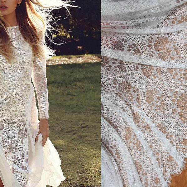 Boho Lace Dress - Etsy