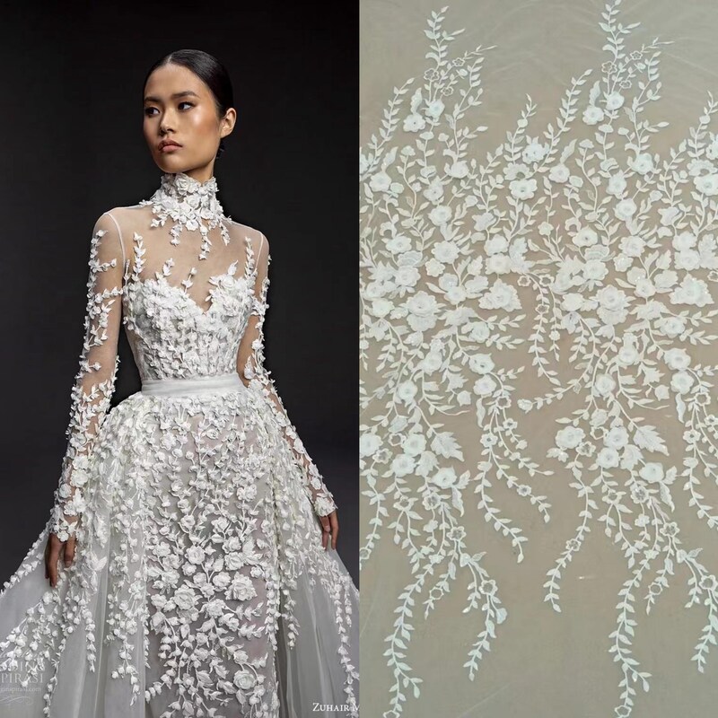 3d Lace Fabric - Etsy