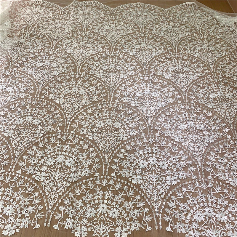 Bohemian White Ivory Rayon Lace Fabric Bridal Lace Wedding - Etsy
