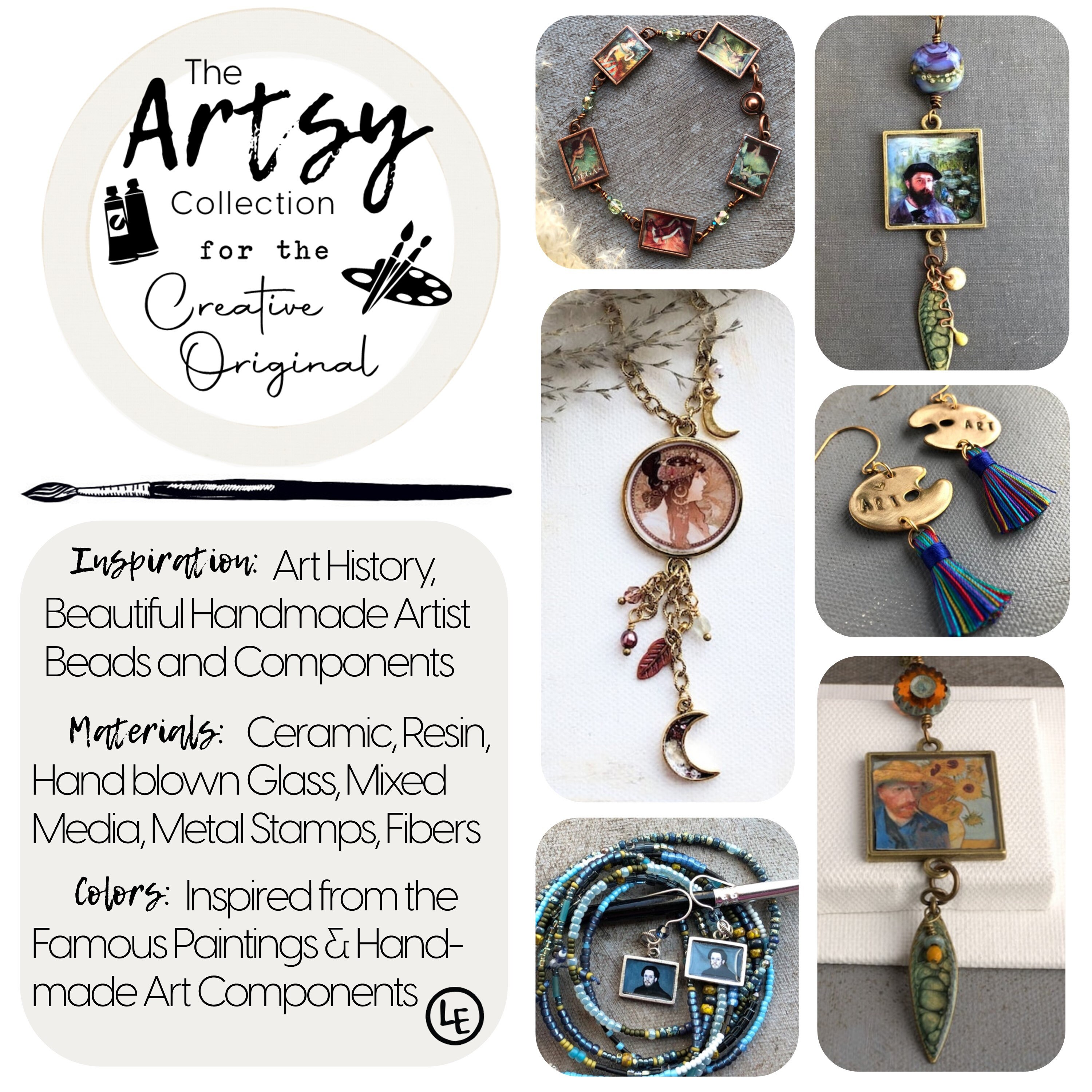 Alphonse Mucha Byzantine Head the Brunette Necklace, Alphonse Mucha ...