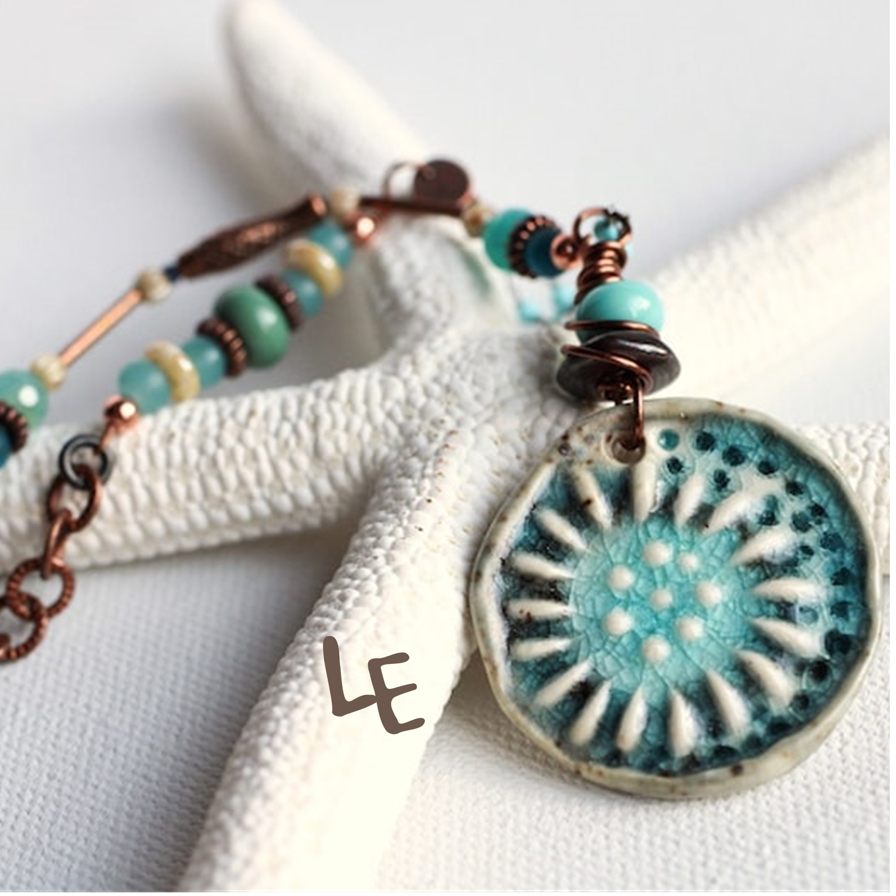 Beach Boho Necklace, Under the Sea Necklace, Organic Sea Pendant ...