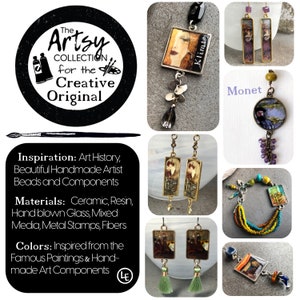 Alphonse Mucha Amethyst Earrings, Alphonse Mucha Jewelry, Famous Artist ...