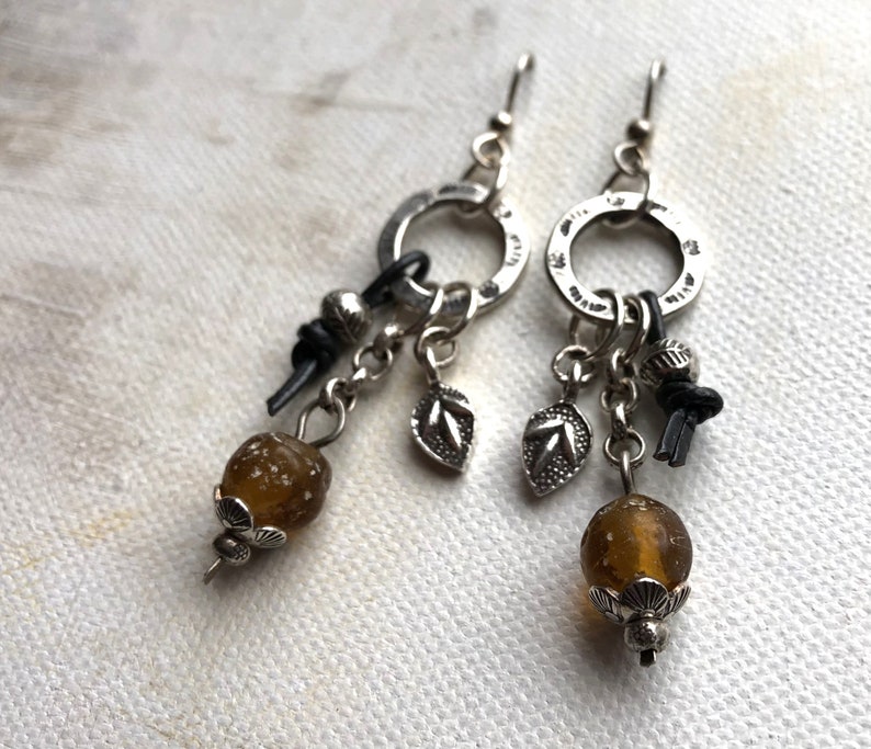 Ethnic Bead Hill Tribe Earrings, Ethnic Boho Earrings, Artisan Jewelry ...