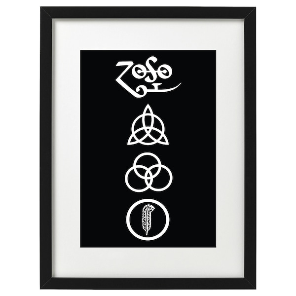Led Zeppelin Print - Etsy UK