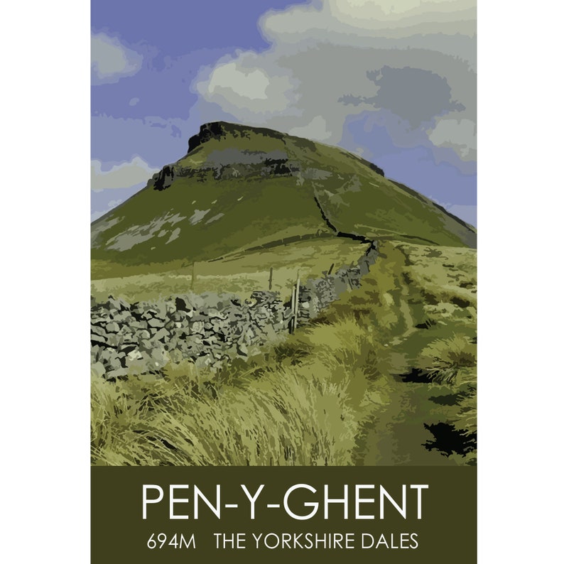 Yorkshire Three Peaks Challenge Trio, Pen-y-ghent, Whernside and ...