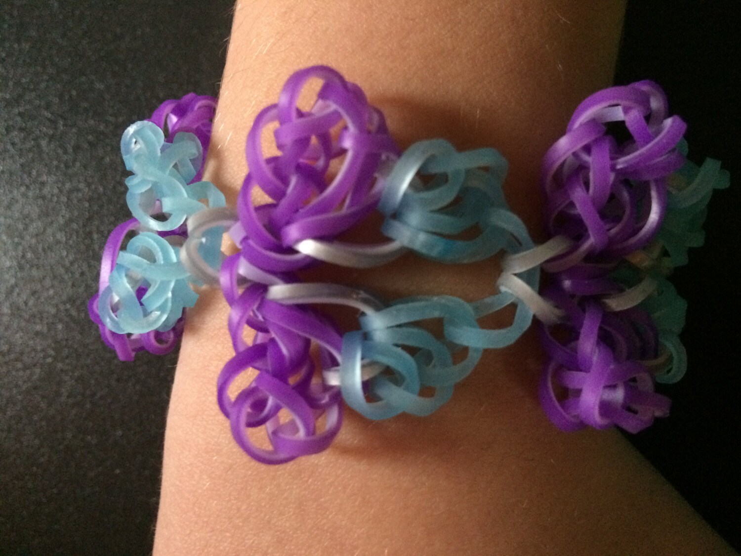 Handmade Butterfly Rubber Band Bracelet Customizable - Etsy