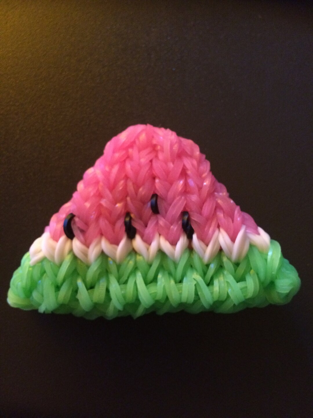 Handmade Rubber Band Watermelon Food Figurine - Etsy