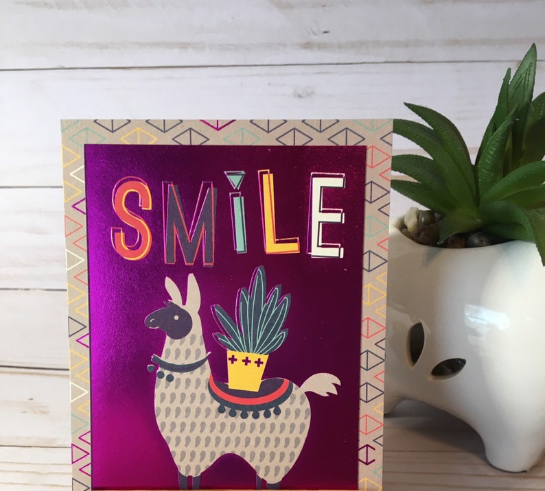Llama office decor Motivational desk quotes Llama gift under | Etsy