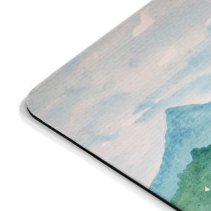 Mountain mousepad Desk accessory watercolor mouse pad | Etsy