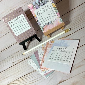 Desk Calendar 2024 Desk Accessories, Office Decor, That Girl Aesthetic ...