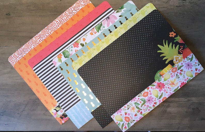 File folder pretty office folder cute desk accessory | Etsy