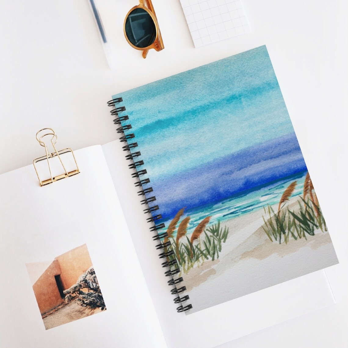 Spiral Notebook Beach Journal Lined Journal Tropical Bullet | Etsy