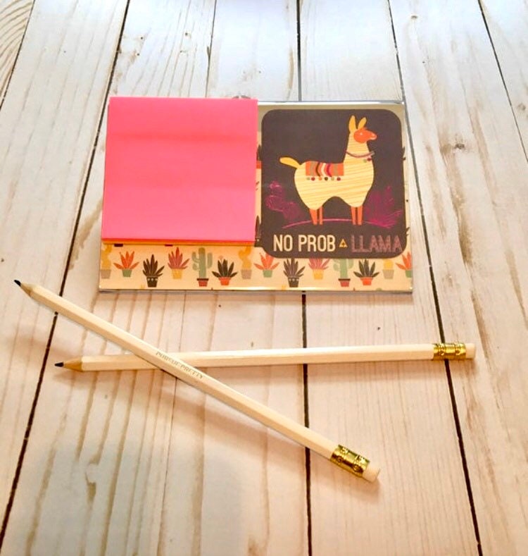 Llama office decor Motivational desk quotes Llama gift for | Etsy