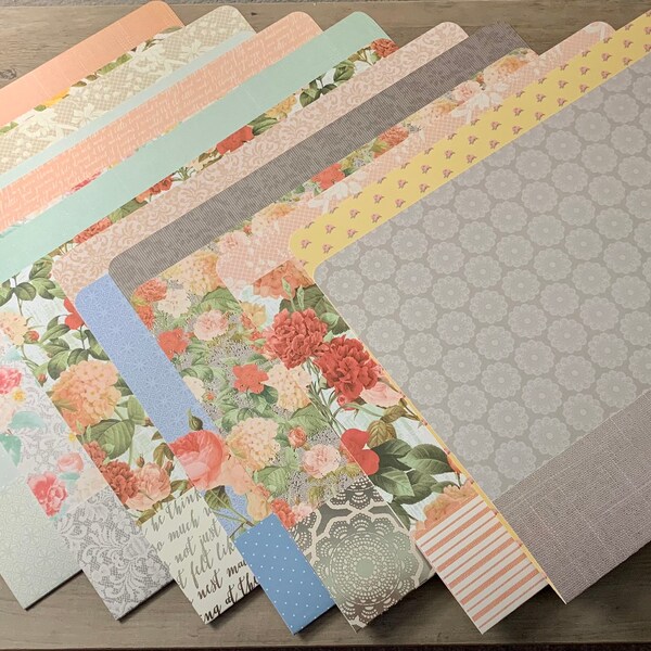 Floral File Folders - Etsy