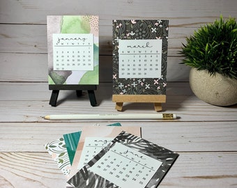 Mini Desk Calendar | Etsy