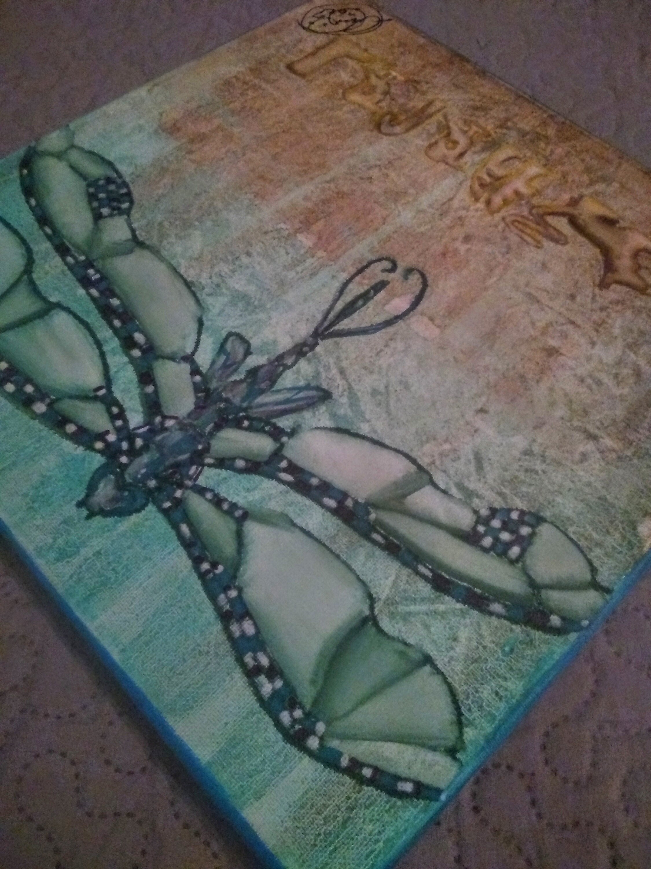 Five, 2021 Dragonfly Collection, Gallery Mounted, 12in Square 1/2 in ...