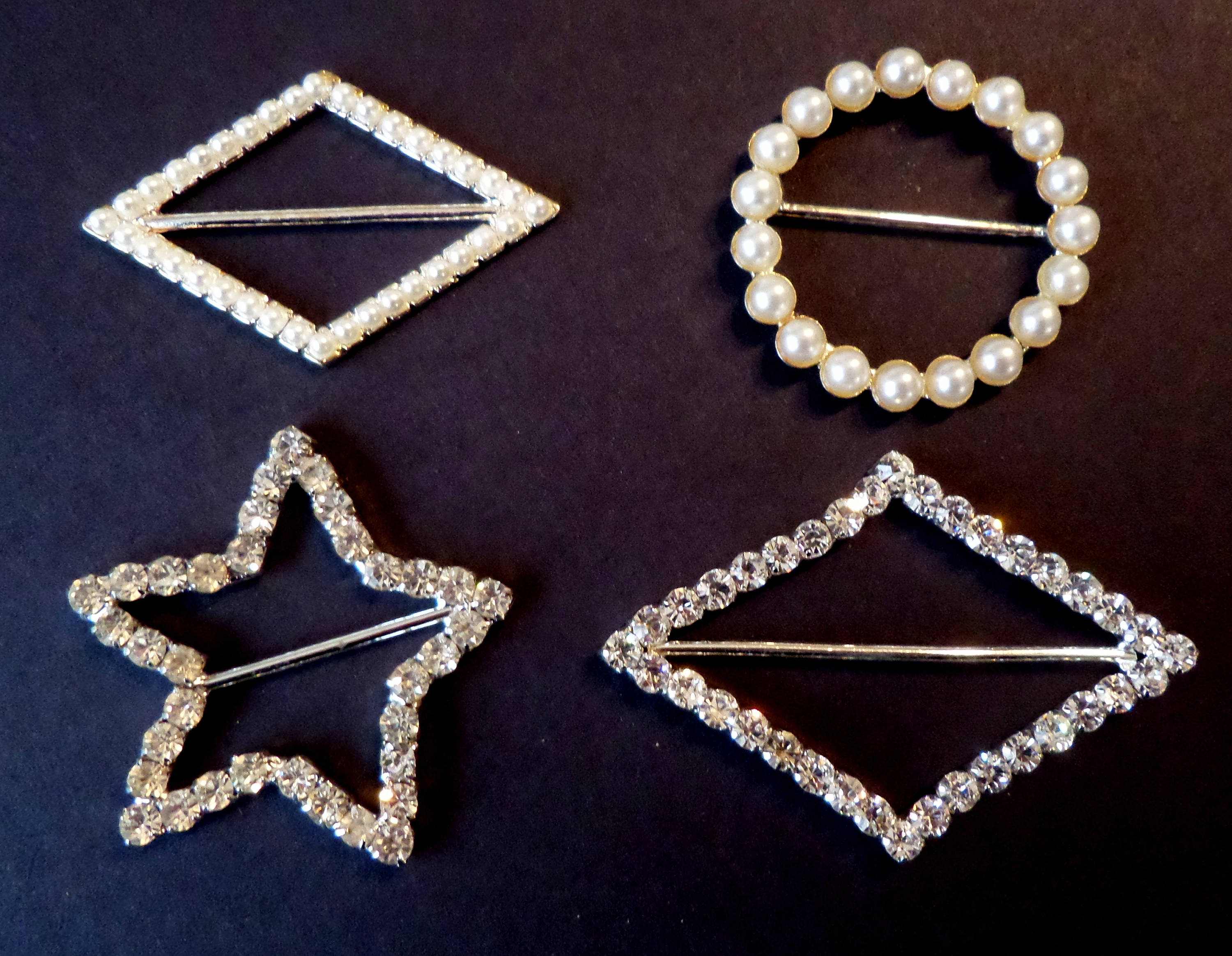 Jewel Brooch for Wedding Bouquetchoose Rhinestone Bucklediy - Etsy