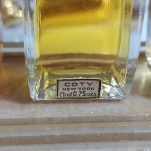 Coty Store Display Tester .75oz Each Bottle With Sprayer Vintage - Etsy UK