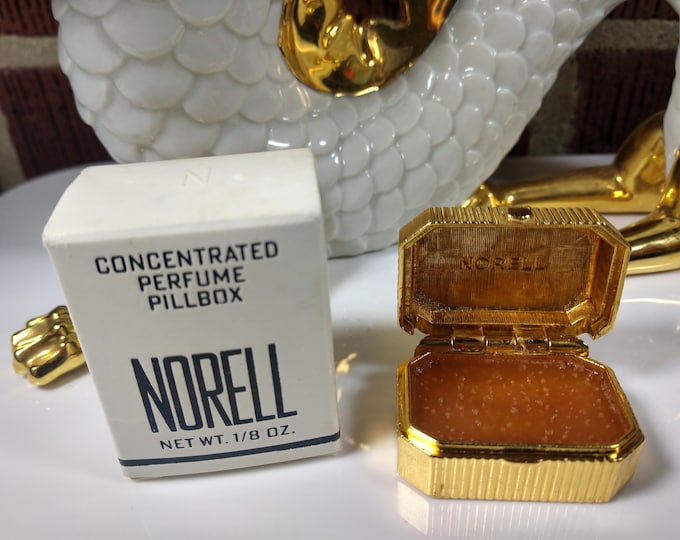 Norell Concentrate Perfume-pill Box New in Original Bag and Box Vintage ...