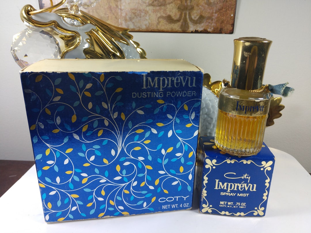 Imprevu Coty Dusting Powder and Spray Mist Vintage - Etsy