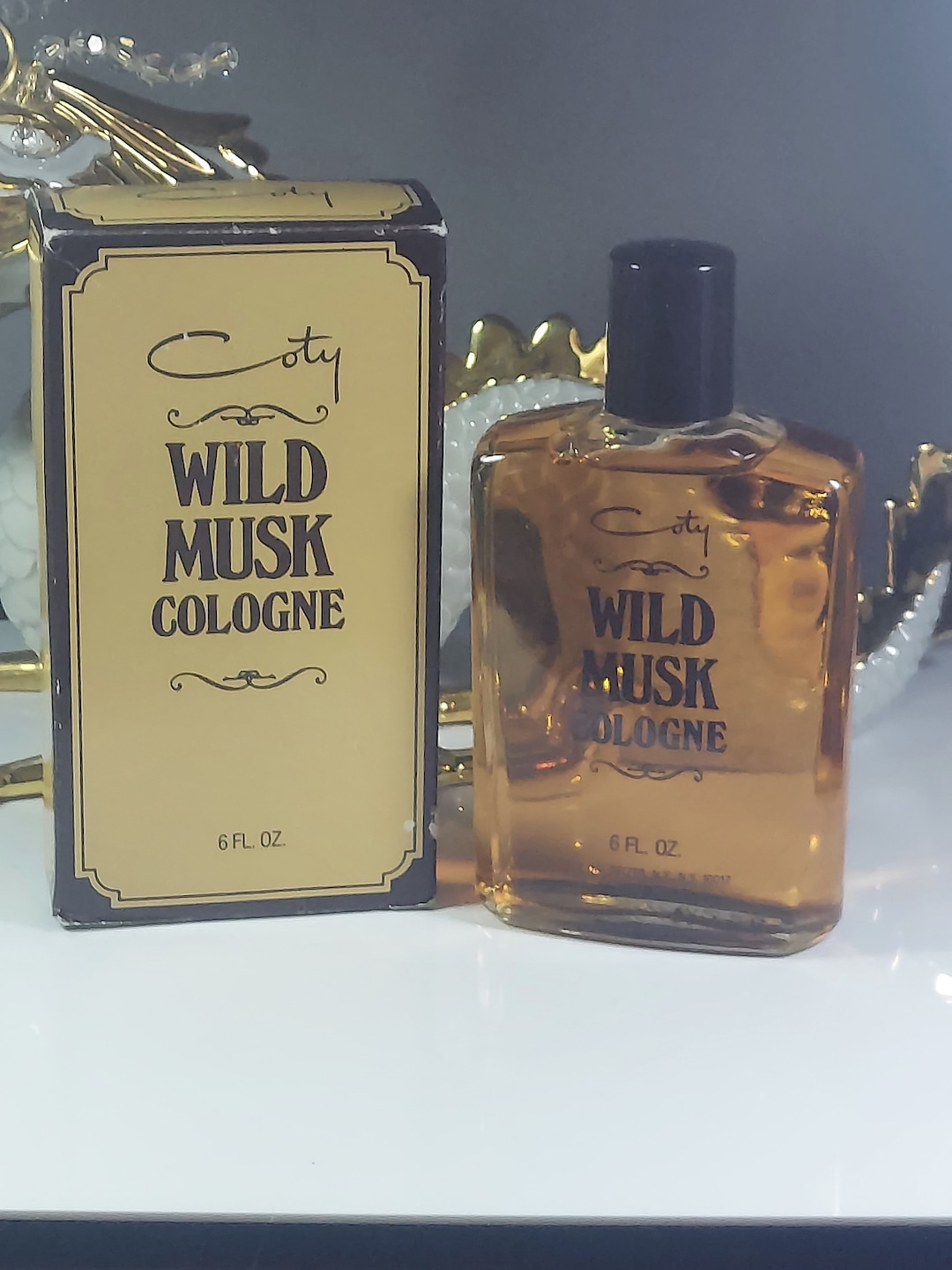 Coty Wild Musk Cologne Splash 6.0 Oz in Original Box Vintage - Etsy