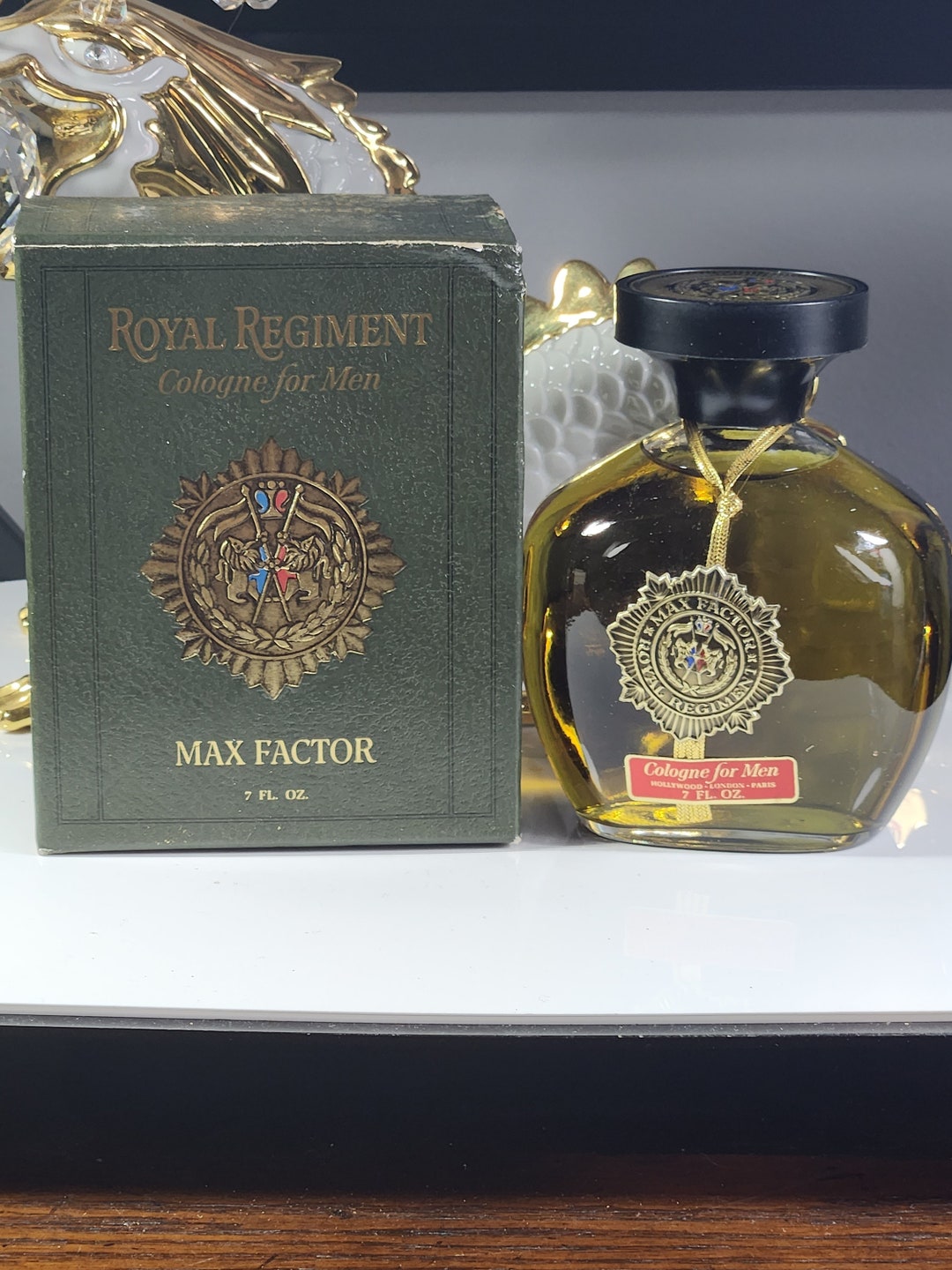 Max Factor Royal Regiment Cologne 7.0oz Vintage in Original Box Sealed ...
