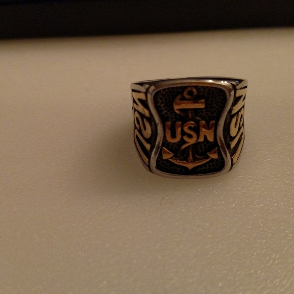 United States Navy Ring - Etsy