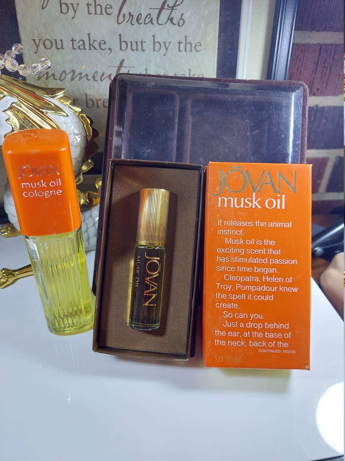 Jovan Musk oil 1/3oz and 1.5oz Musk Oil Cologne Spray Set | Etsy