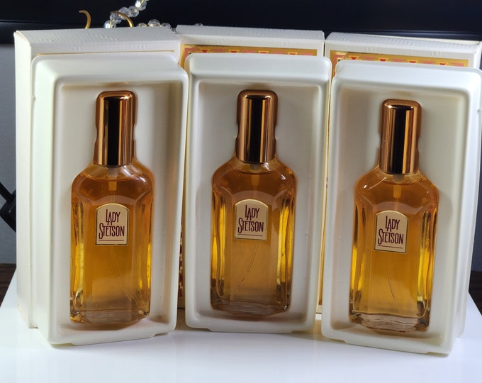Lady Stetson Coty Vintage 1.5 Fl Oz Spray 3 Bottles in Box - Etsy