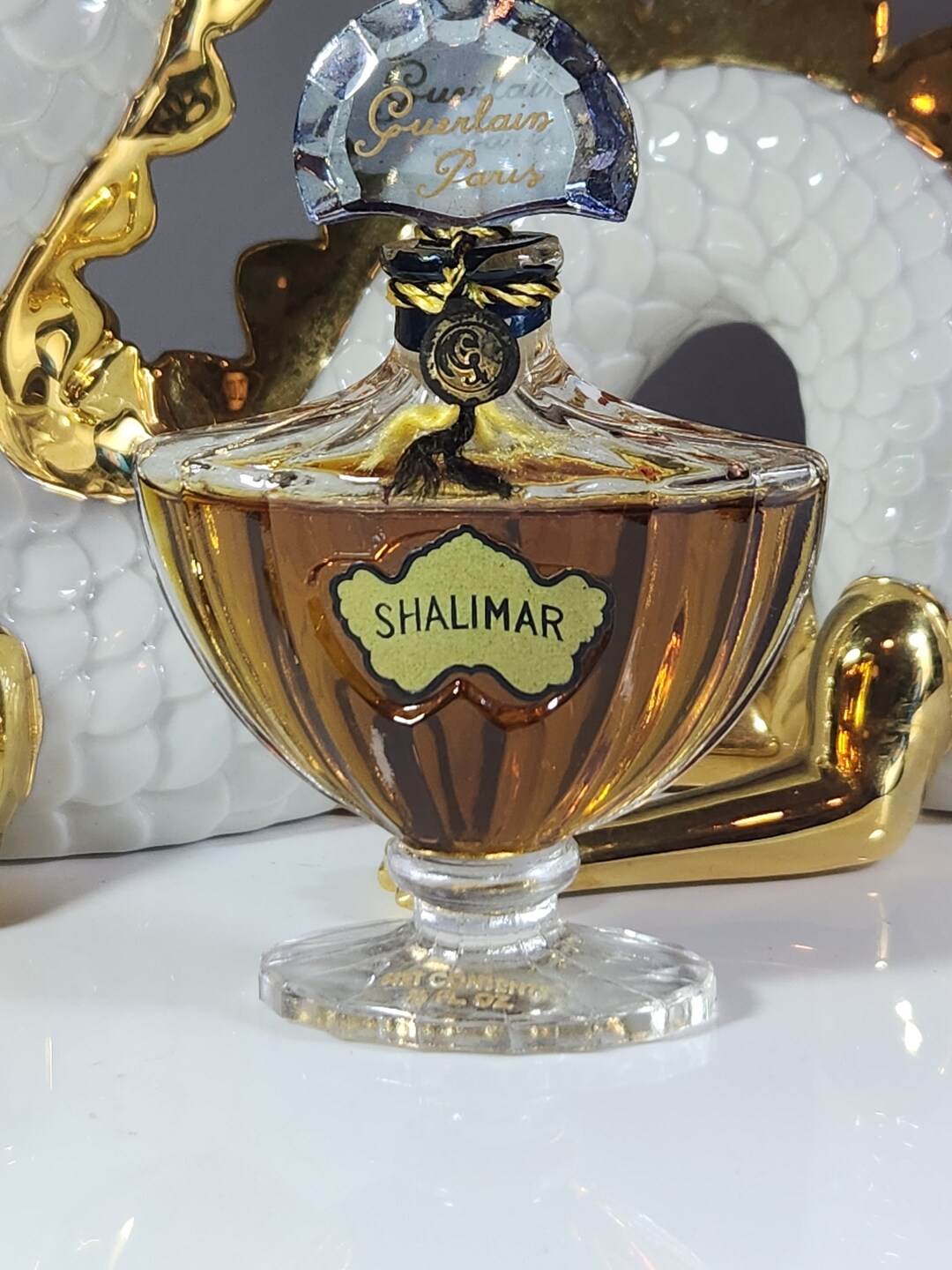 Guerlain Shalimar 2/3oz Flacon Extrait 1925-1970 Paris France No Box ...