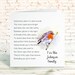 Sympathy Card, Condolence Card, Greetings Card for Bereavement, Robin ...