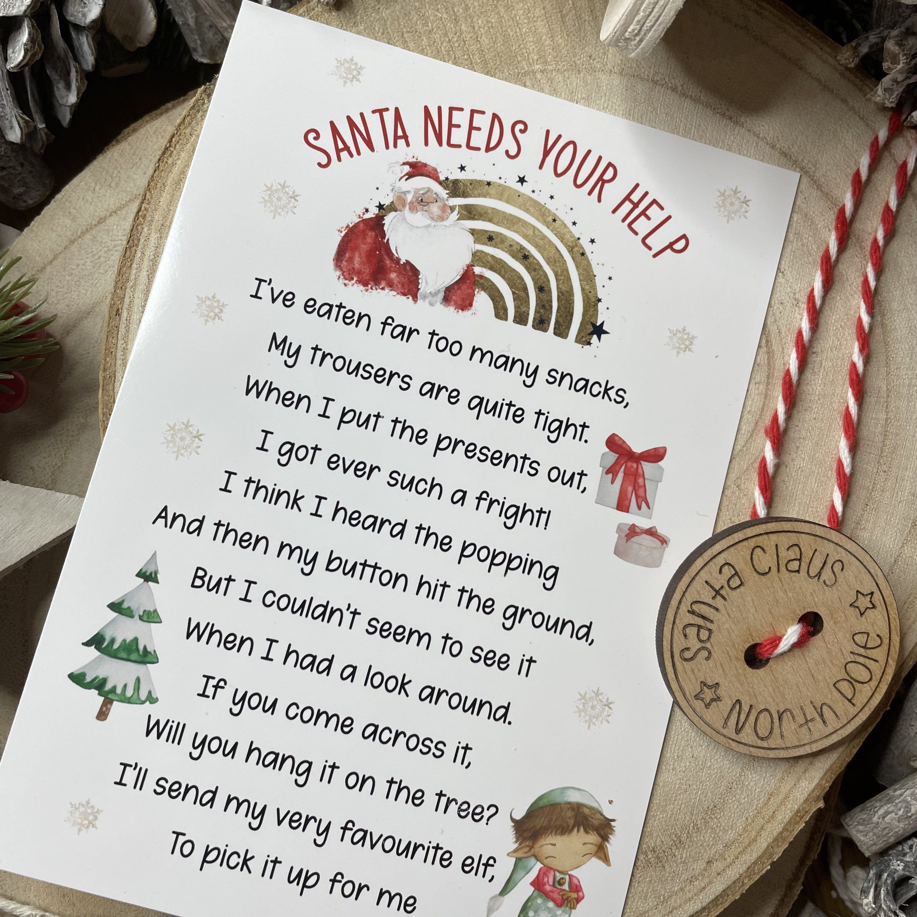 Santas Lost Button Poem Free Printable - prntbl.concejomunicipaldechinu ...