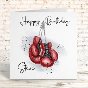 Boxing Birthday Card, Personalised Card - Etsy
