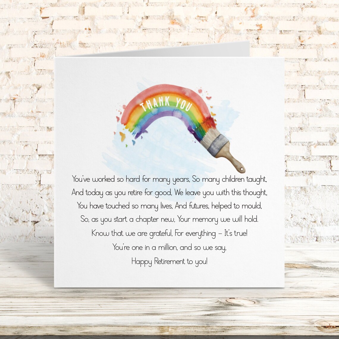 Personalised Retirement Card Teacher Leaving Card Retiring - Etsy UK
