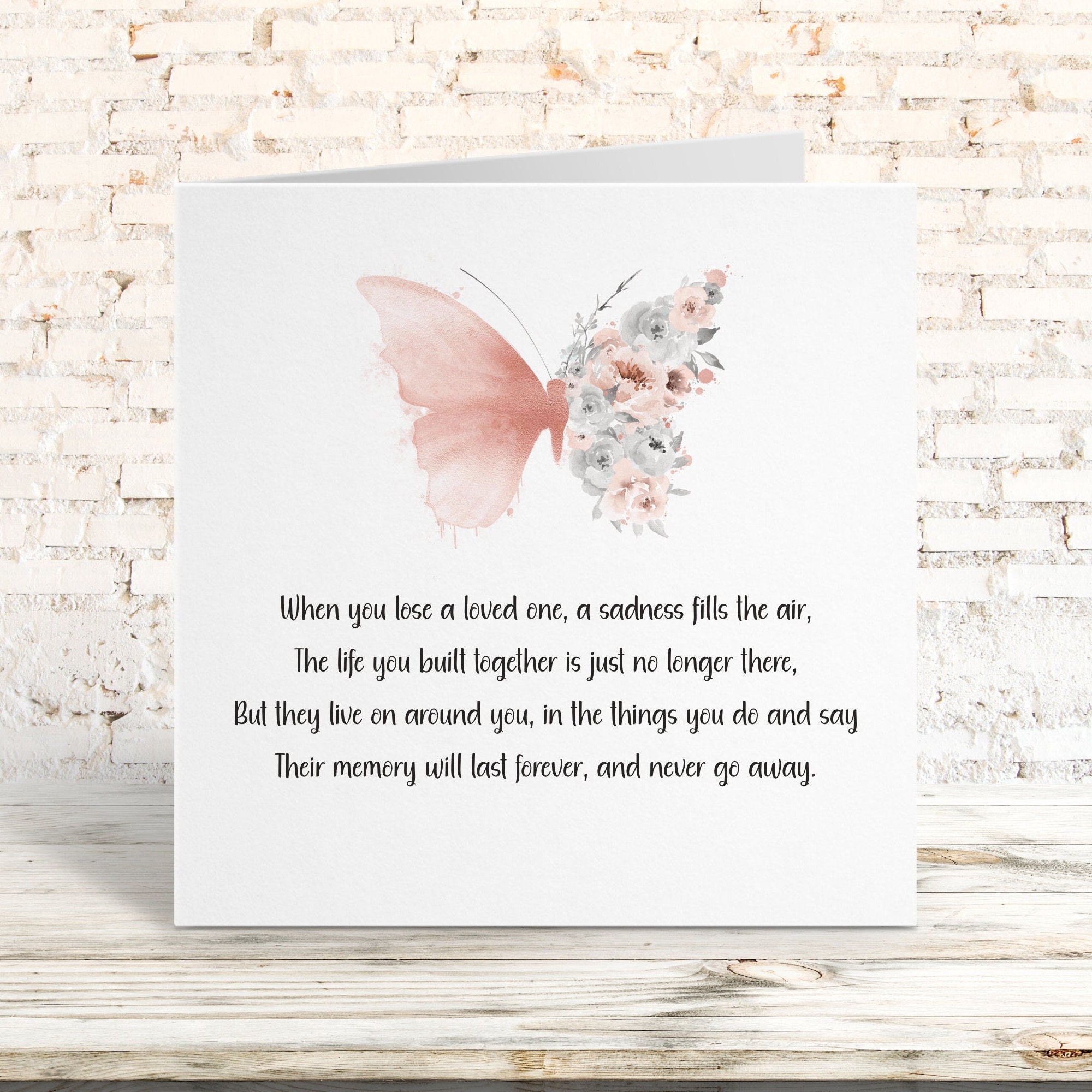Sympathy Card Bereavement Card Condolence Card Thinking of - Etsy UK