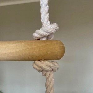 Rope Ladder, Tree Climbing Frame - Indoor, Outdoor Oak Wood and Natural ...