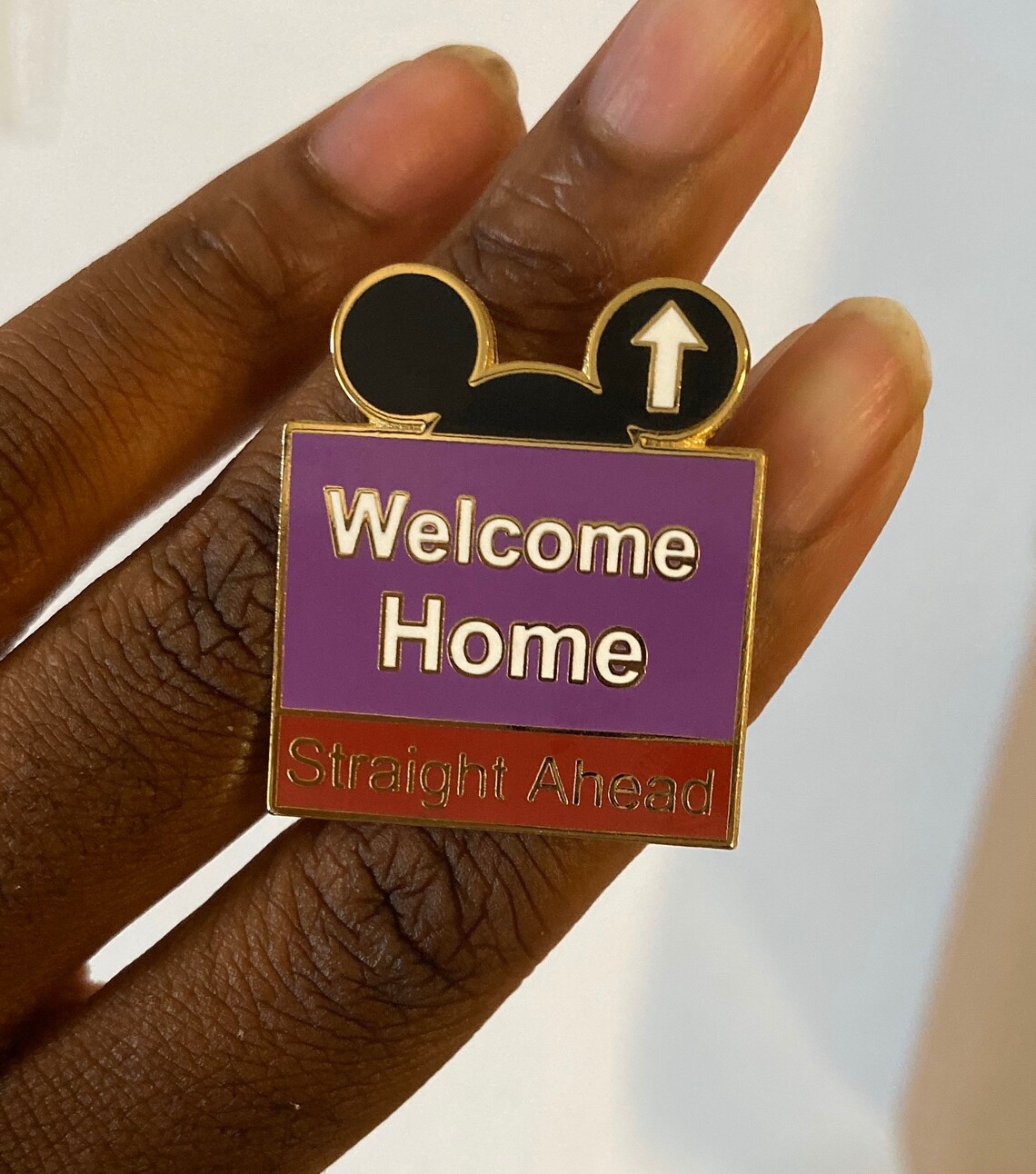 Welcome Home Pin Disney Pin Disney Road Sign Enamel Disney Pin Disney ...