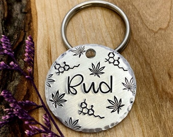 Marijuana Dog Tag - Etsy