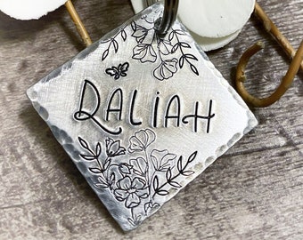 Diamond Name Tag | Etsy