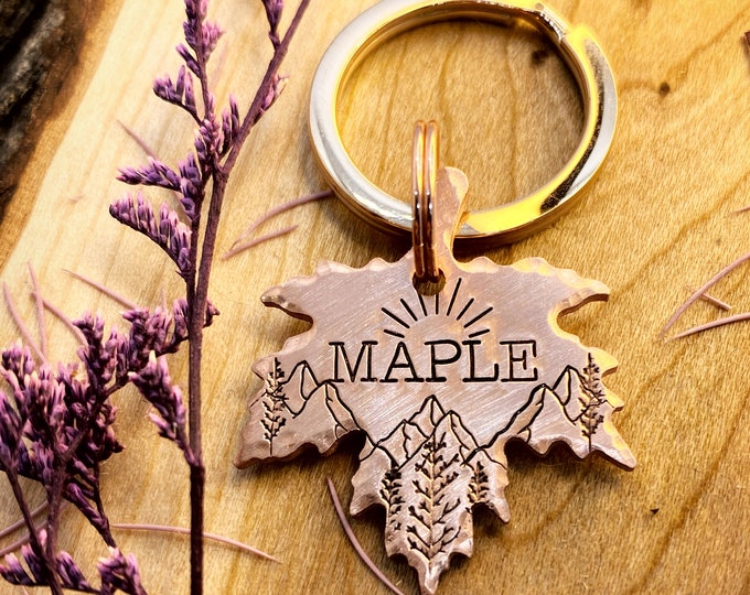 Maple Leaf Dog Maple Leaf Cat Collars 100% Soft Cotton - Etsy