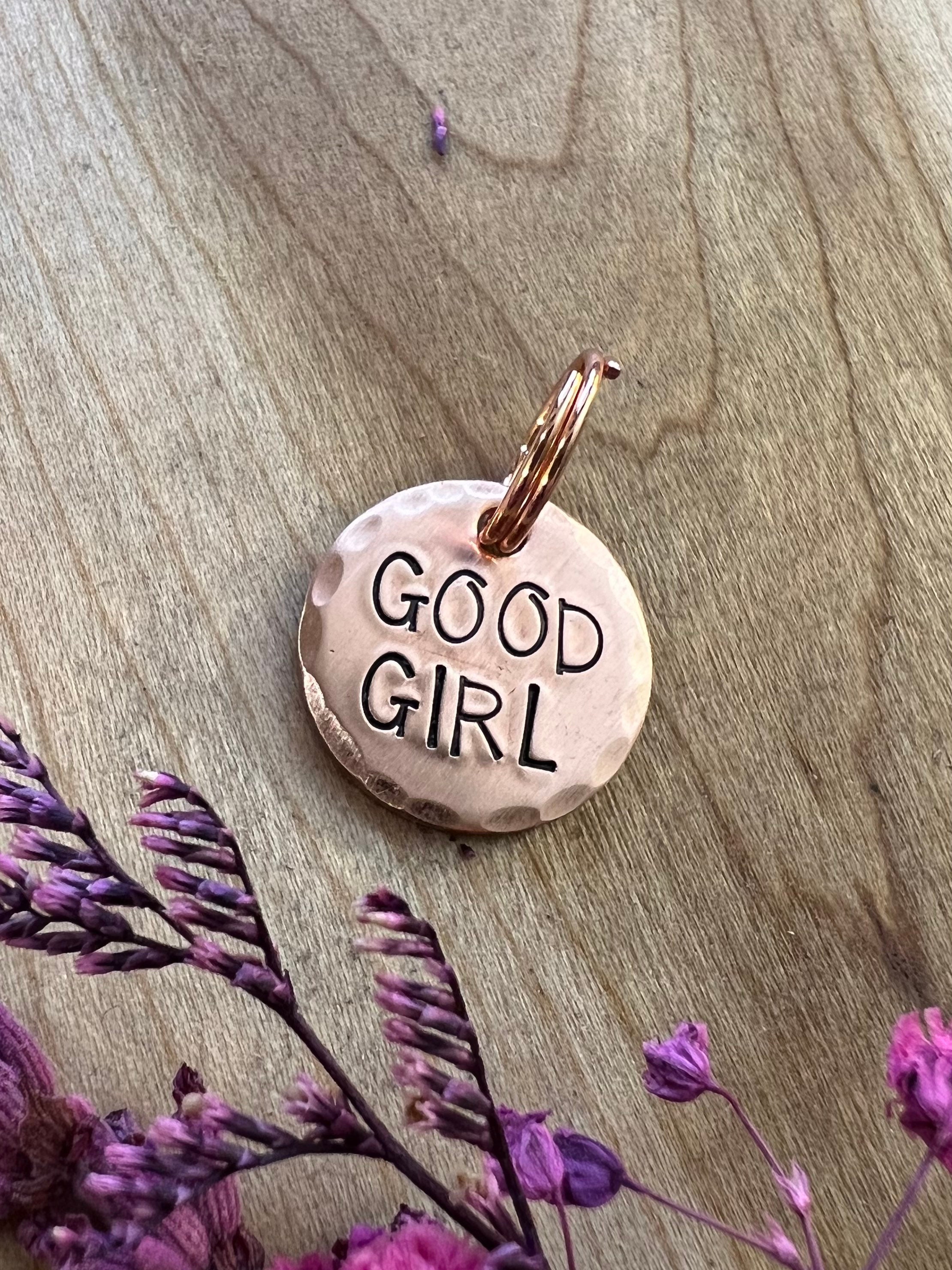 Mini Tag Good Boy Good Girl Collar Charm Funny Pet Tag - Etsy