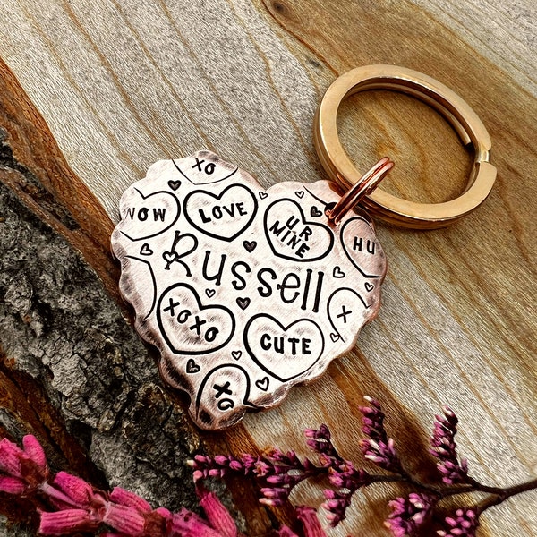 Heart Dog Tag - Etsy