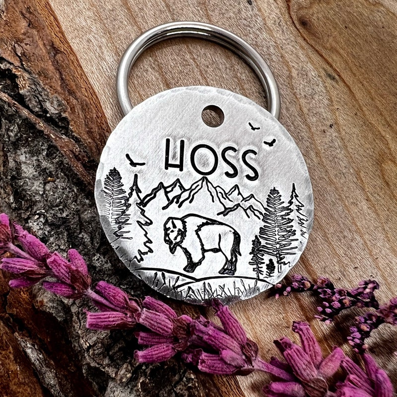 Leather Dog Tag - Etsy