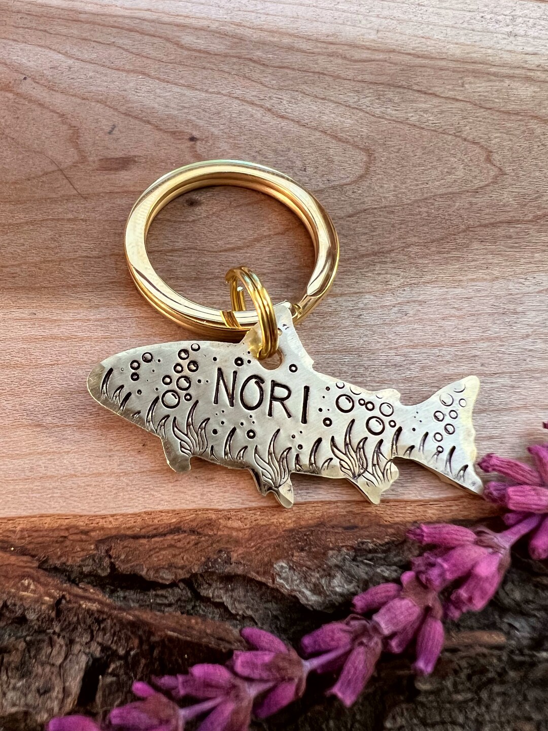 Fish Shaped Dog Tag - Fishing Dog Tag - Fish Design - Dog Tag - Pet Tag ...