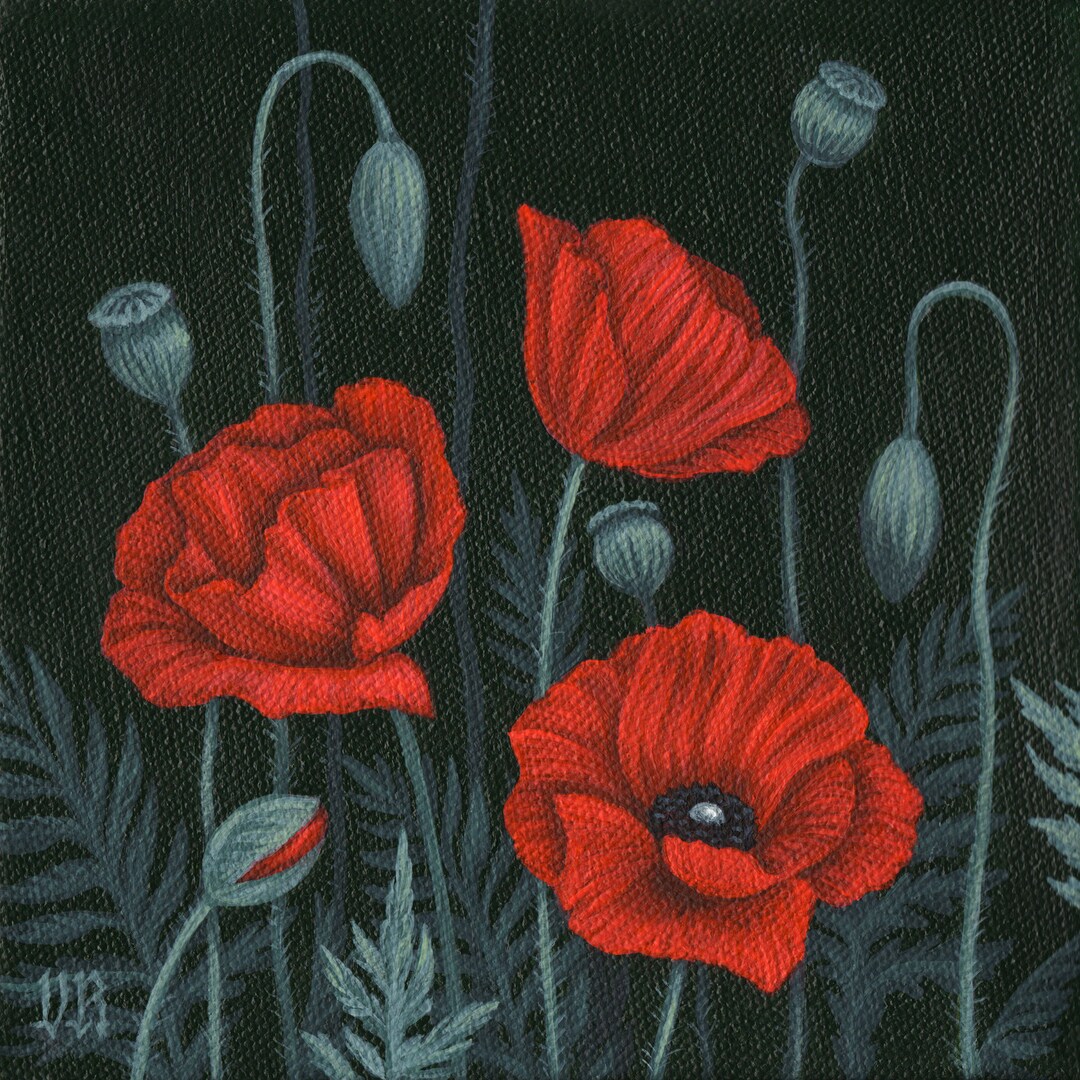 Poppies Print - Etsy