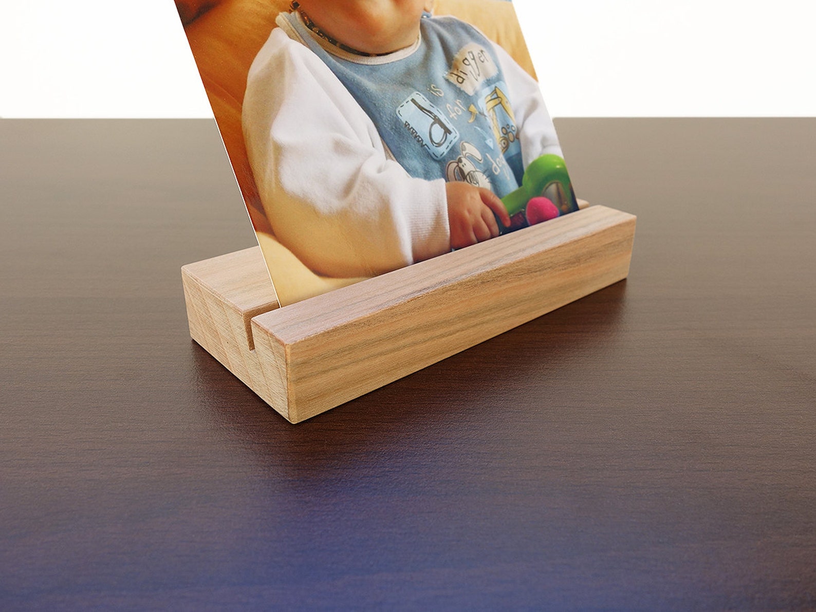 Wood Photo Holder. Wooden Postcard Holder. Wood Postcard Holder. Wood ...