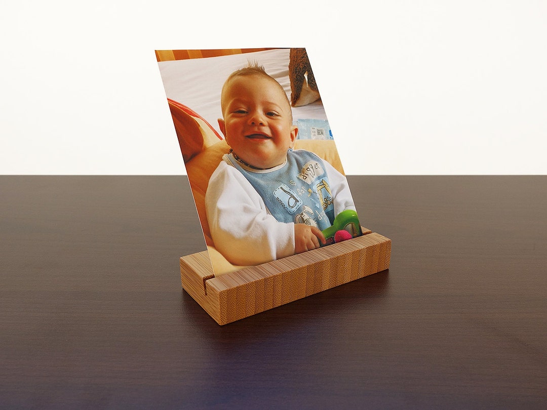 Wood Photo Holder. Wooden Postcard Holder. Wood Postcard Holder. Wood ...